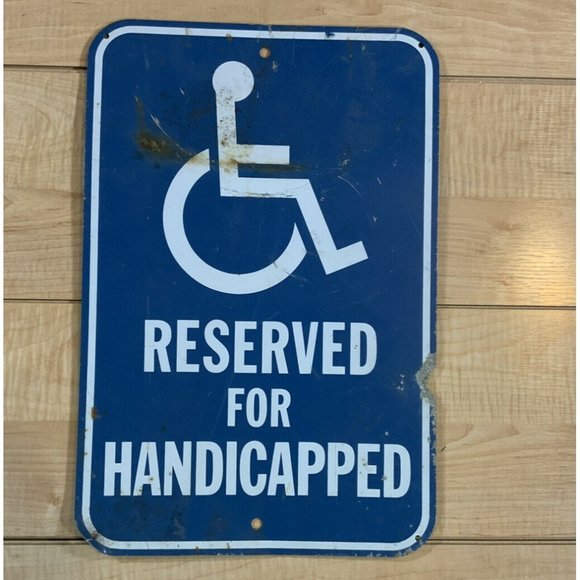 Vintage Reserved Sign